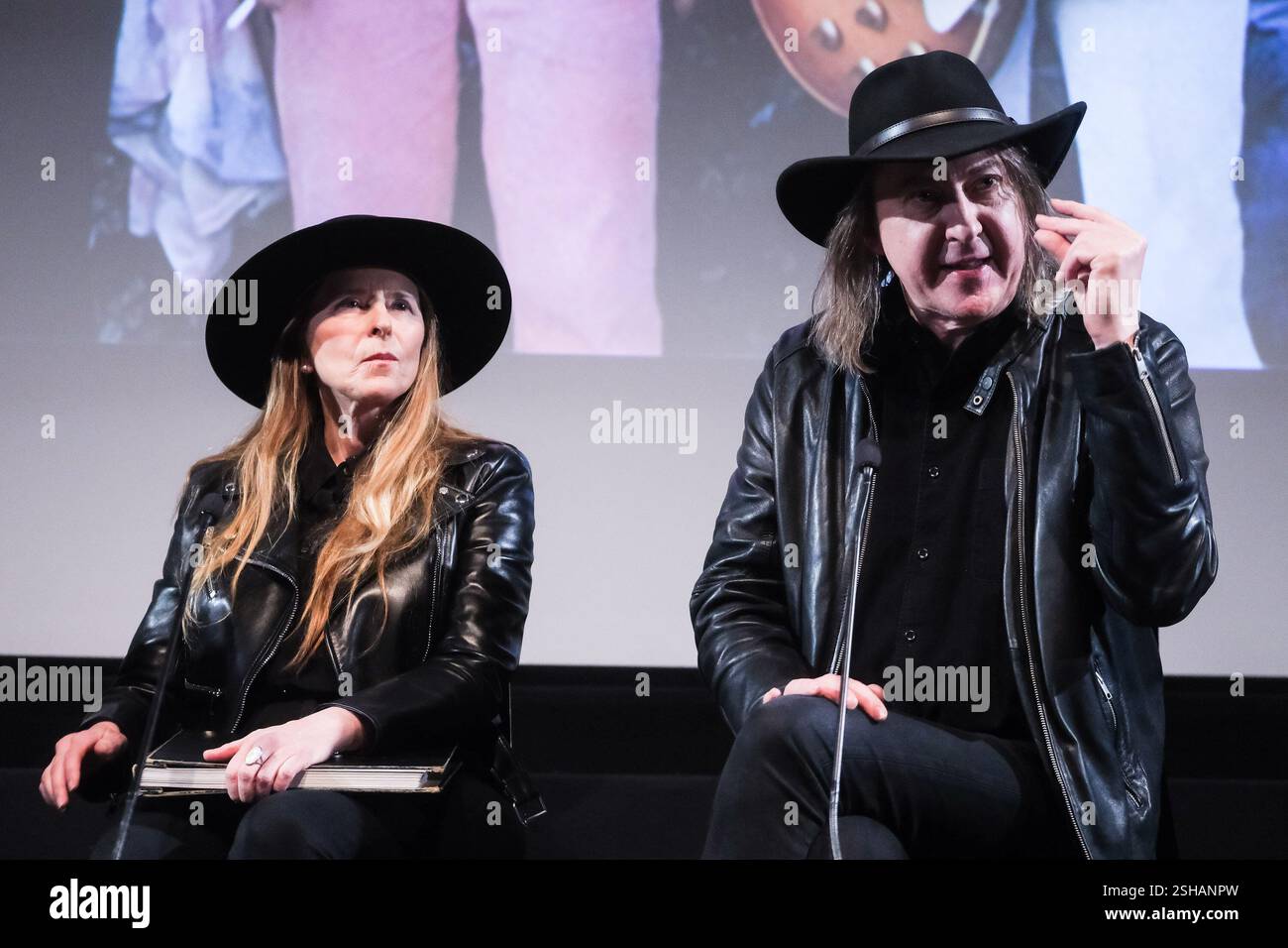 London, UK. 10th Feb, 2025. Allison McGourty and Bernard MacMahon on ...