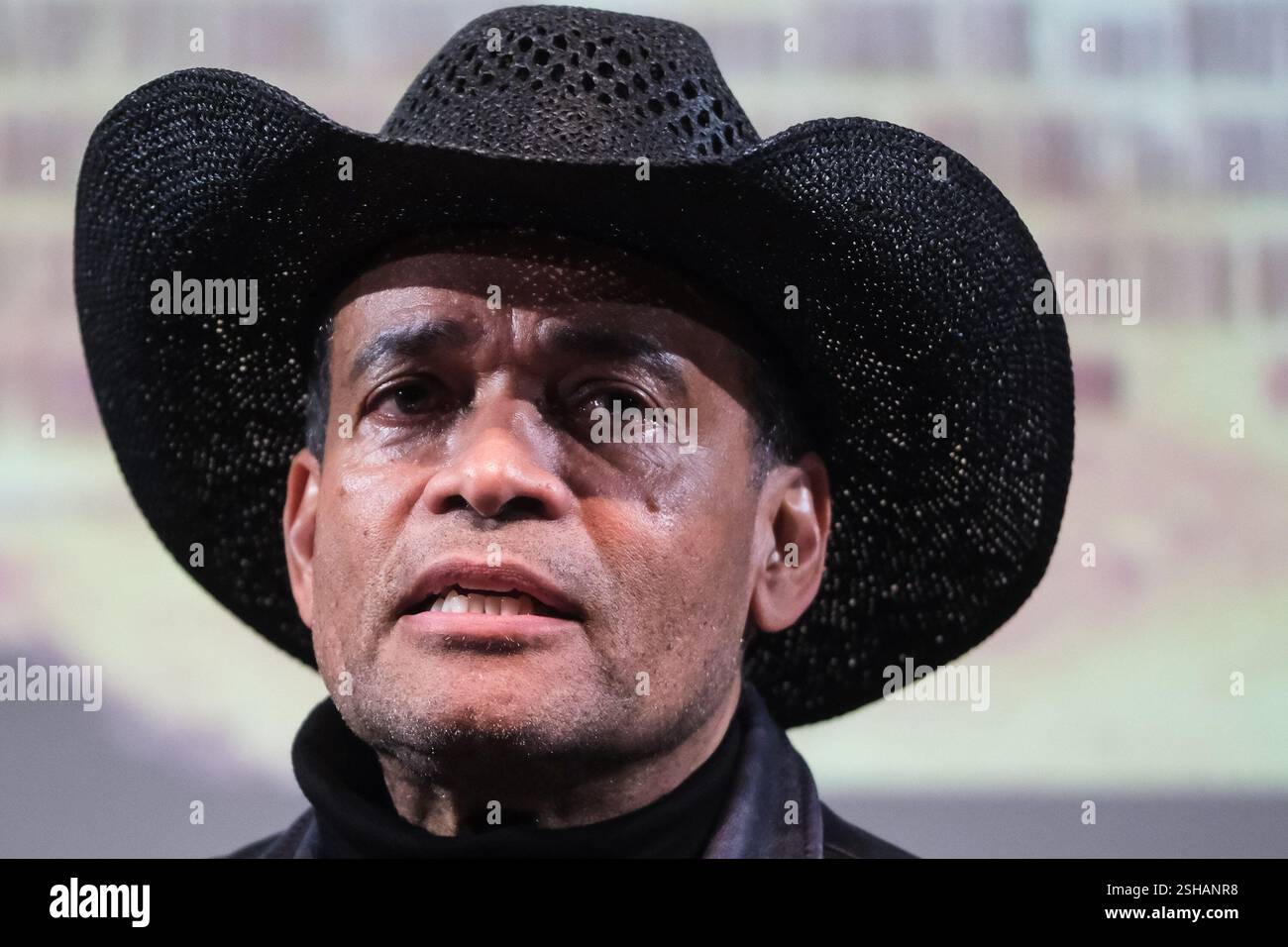 London, UK. 10th Feb, 2025. Mario van Peebles on stage at Mark Kermode ...