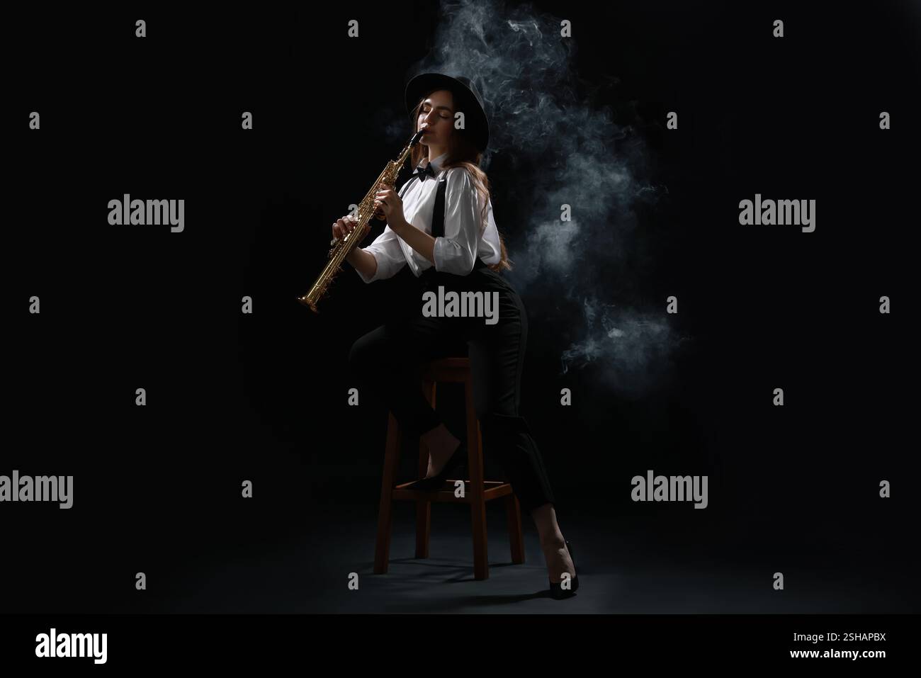 Professional musician playing soprano hi-res stock photography and ...