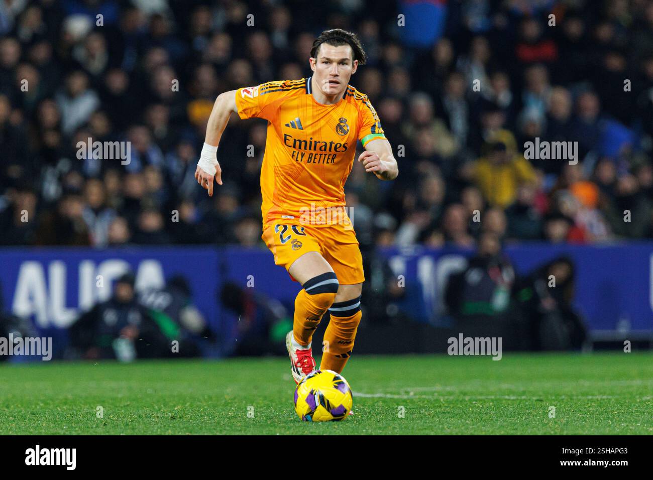 Fran Garcia seen during LaLiga EASPORTS game between teams of RCD ...