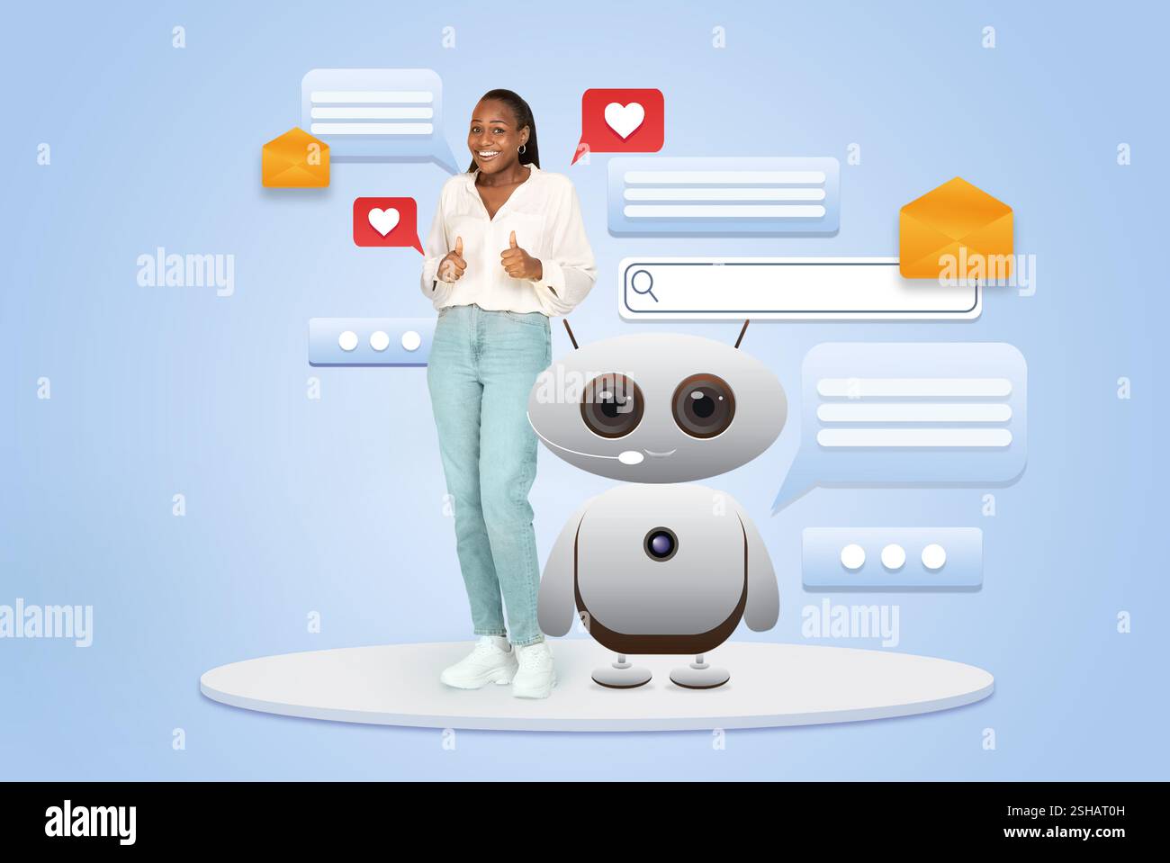 Virtual assistant showcases modern technology in interactive ...