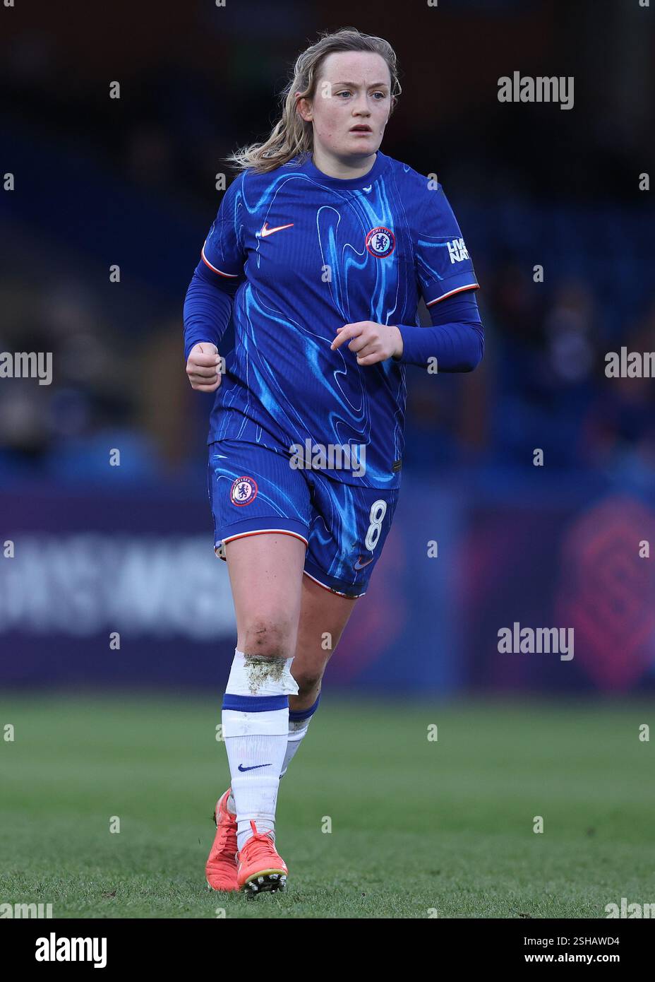 Kington Upon Thames, UK. 9th Feb, 2025. Erin Cuthbert of Chelsea during ...