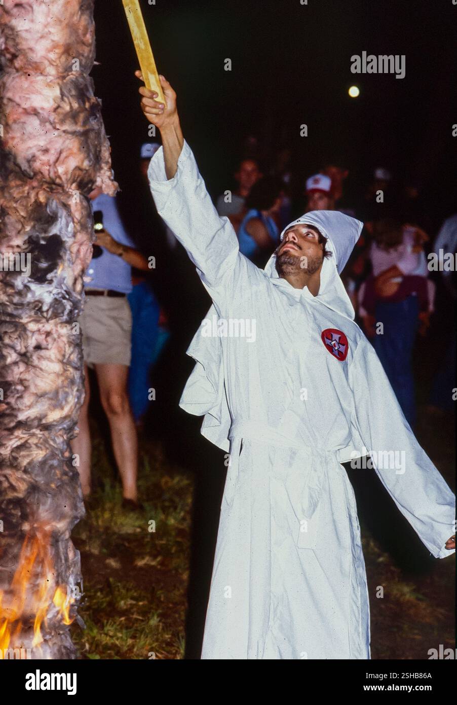 Uniontown, Pennsylvania, USA, Portrait Man in WHite Sheet, Ku Klux Klan ...