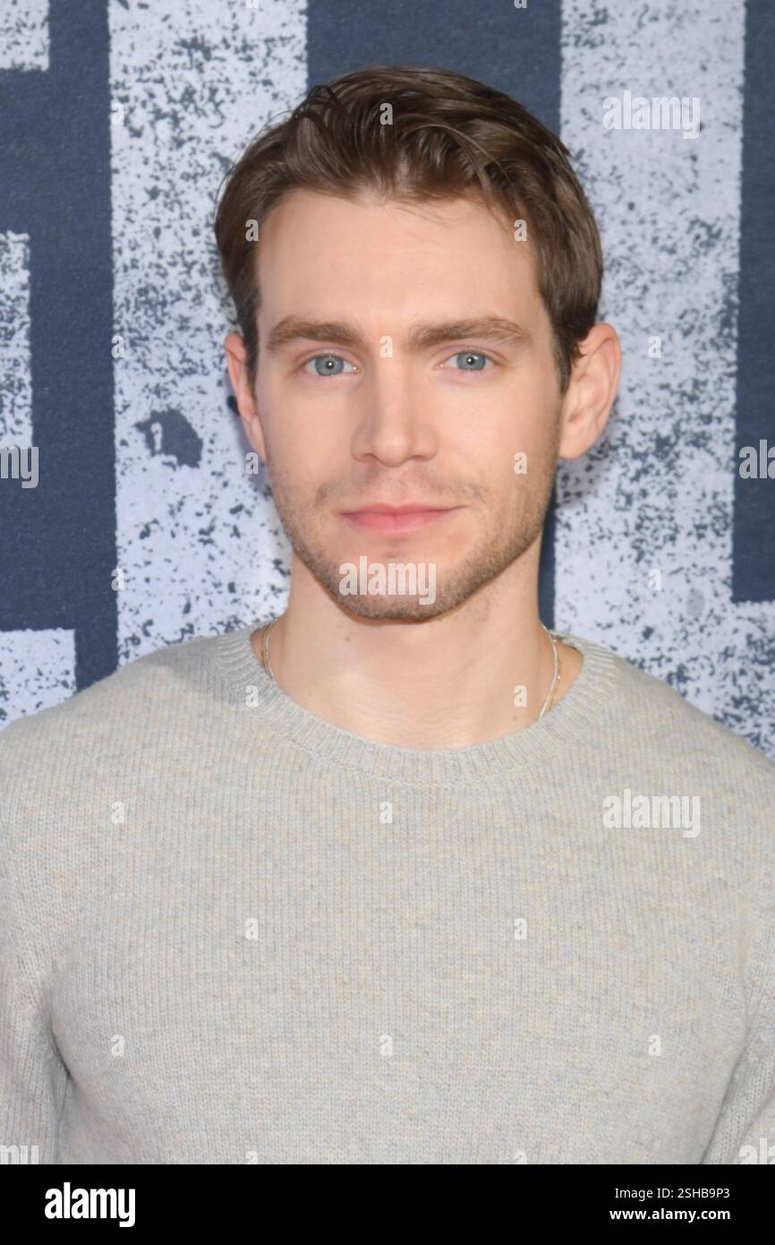 Andrew Burnap attends "Othello" cast Meet The Press at Tavern on the ...