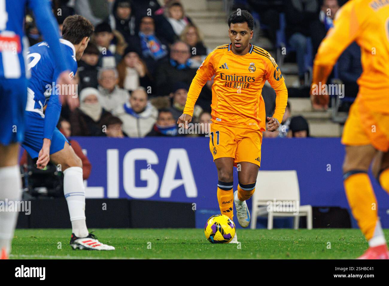 Rodrygo Goes seen during LaLiga EASPORTS game between teams of RCD ...