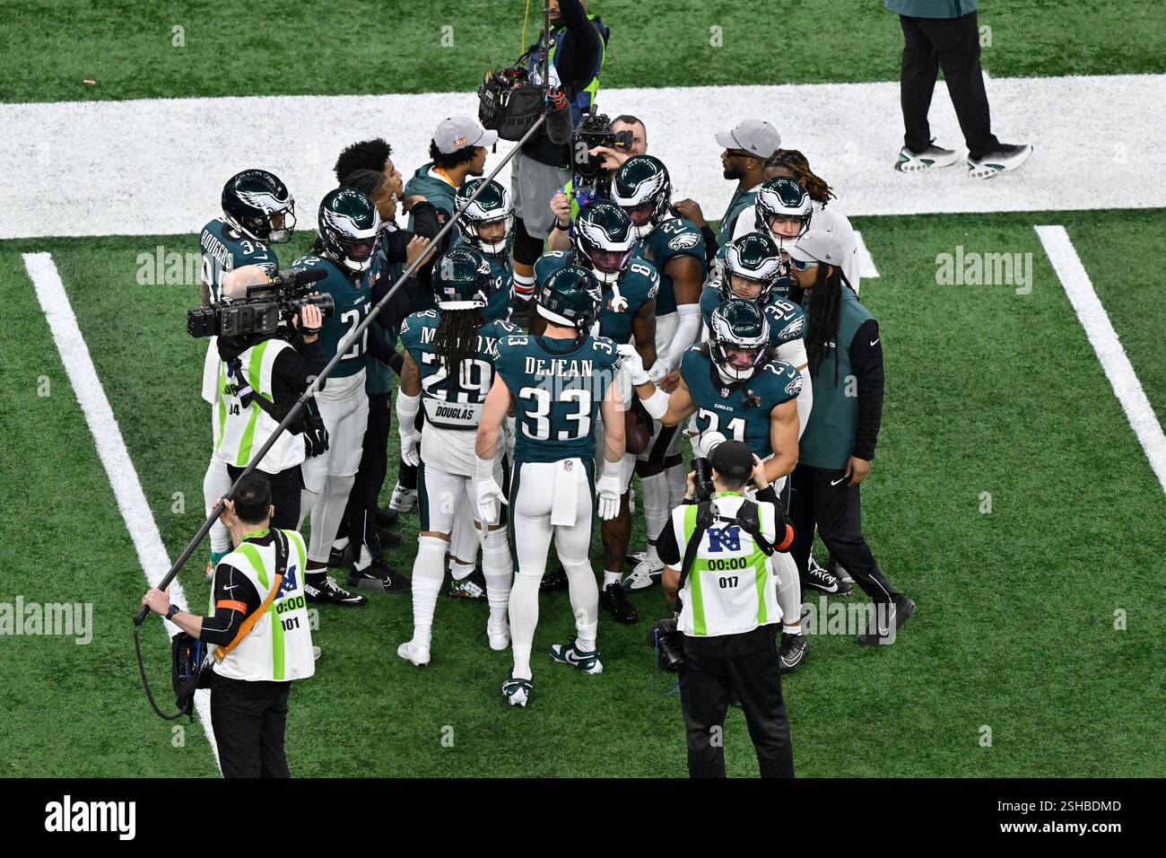 Caesars Superdome. 9th Feb, 2025. New Orleans LA; The Philadelphia ...