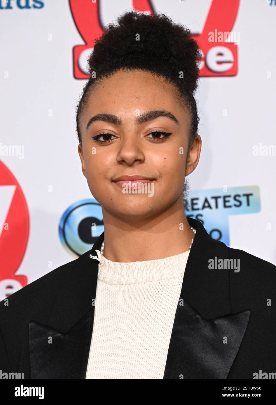 London, UK. February 10th, 2025. Alicia Forde arriving at the TV Choice ...