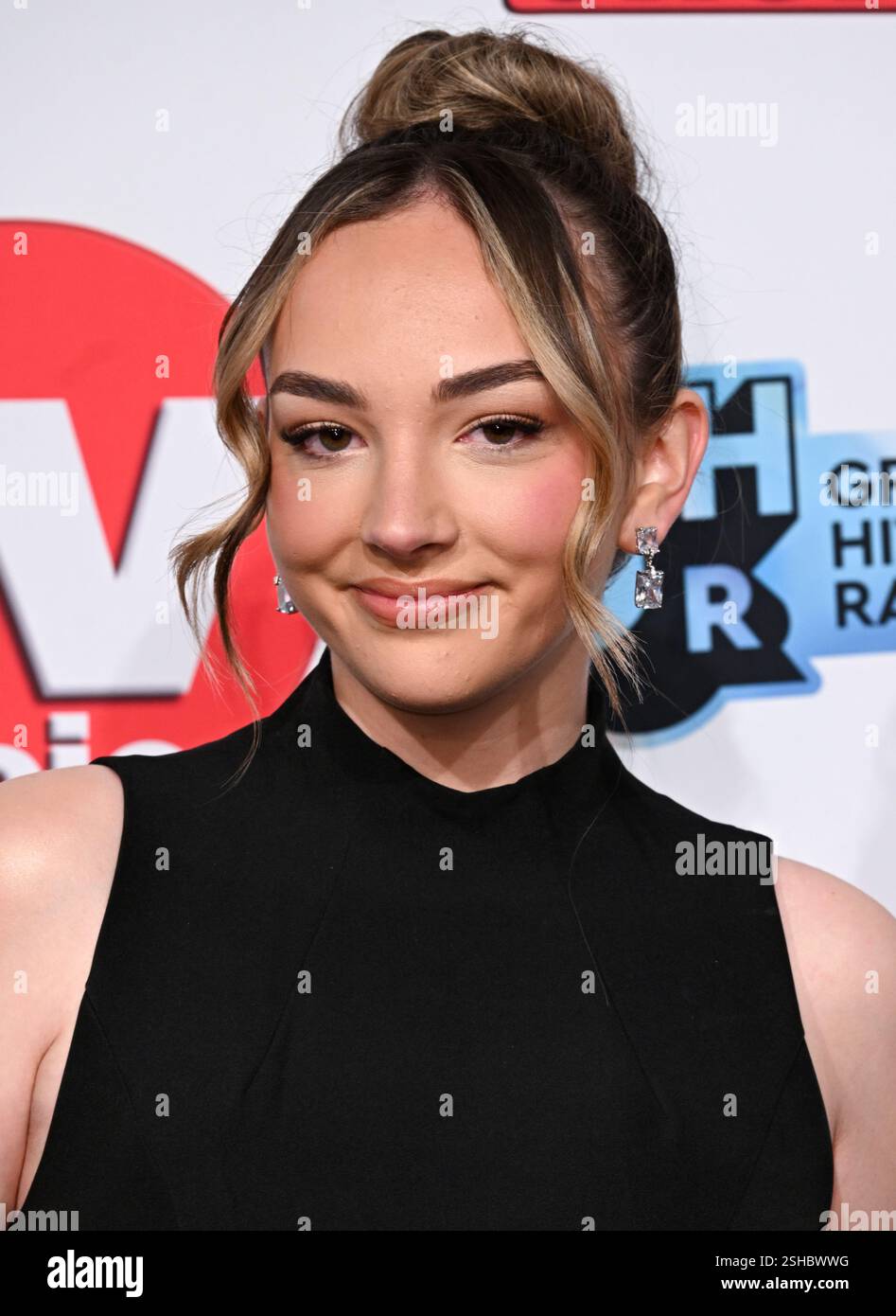 London, UK. February 10th, 2025. Isabelle Smith arriving at the TV ...