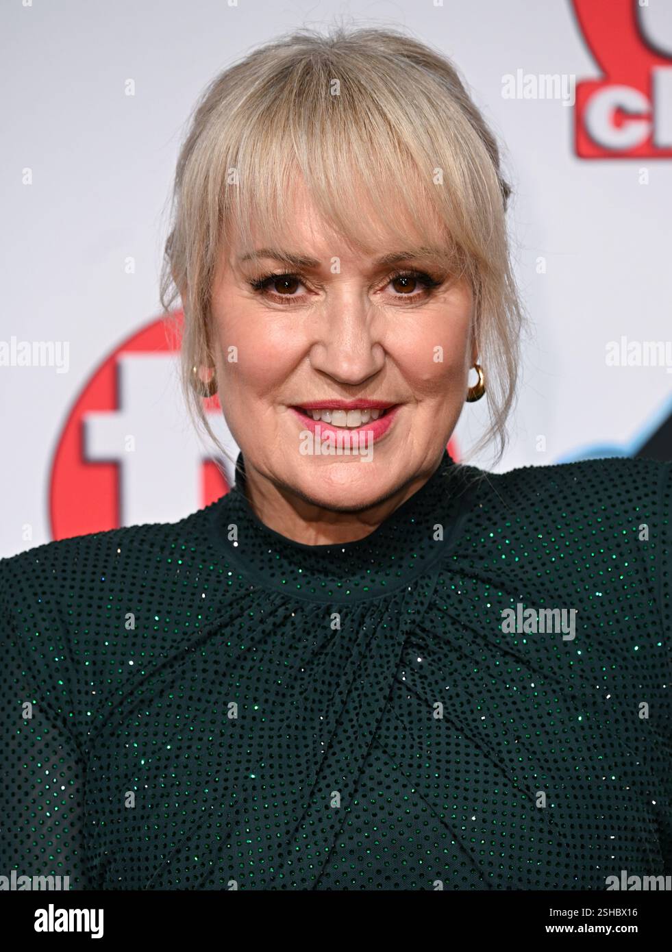 London, UK. February 10th, 2025. Nicki Chapman arriving at the TV ...