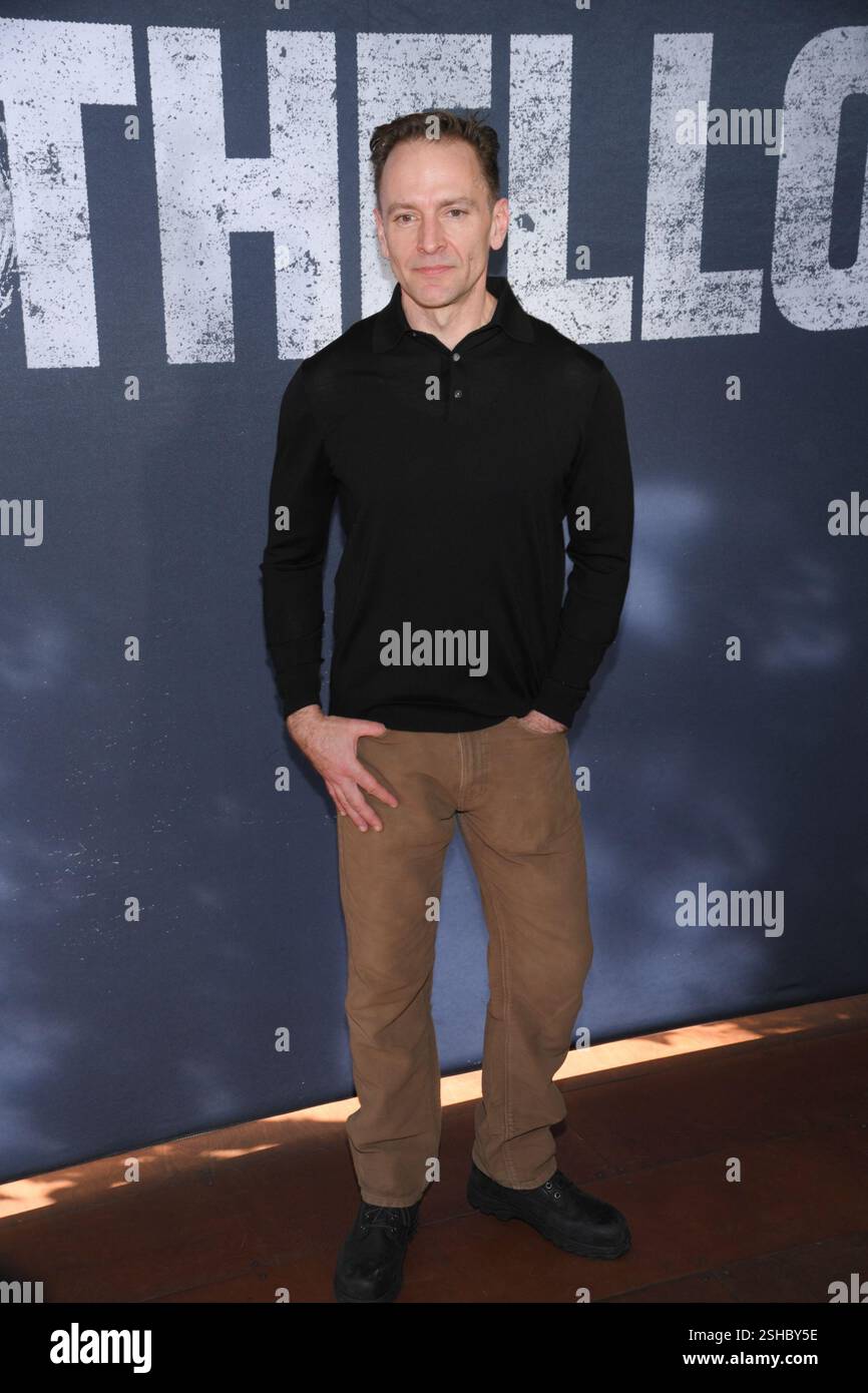 New York, USA. 10th Feb, 2025. Gene Gillette attends "Othello" cast ...
