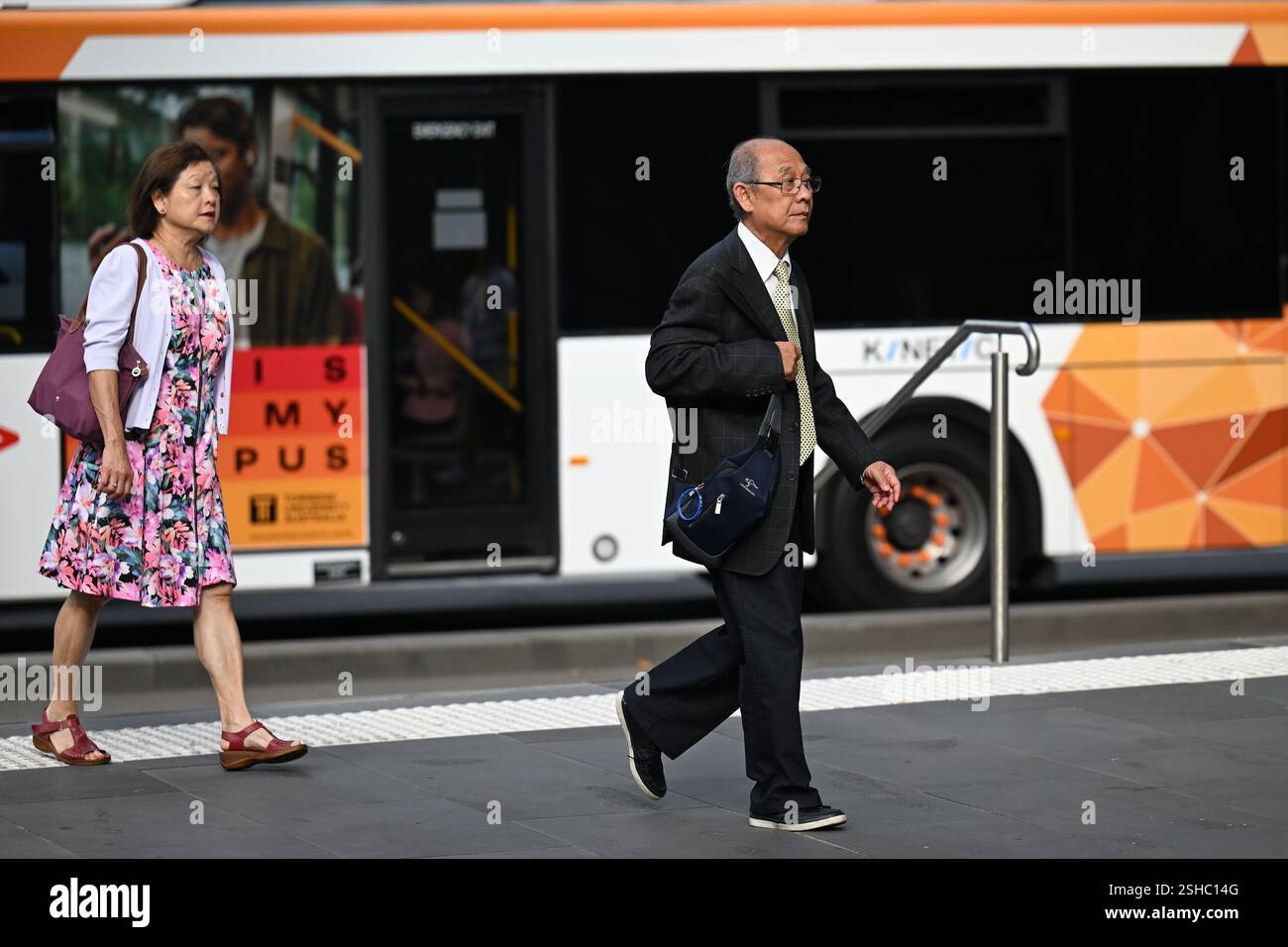 Melbourne, Australia. 11th Feb, 2025. Boon Teen (right) arrives to the ...