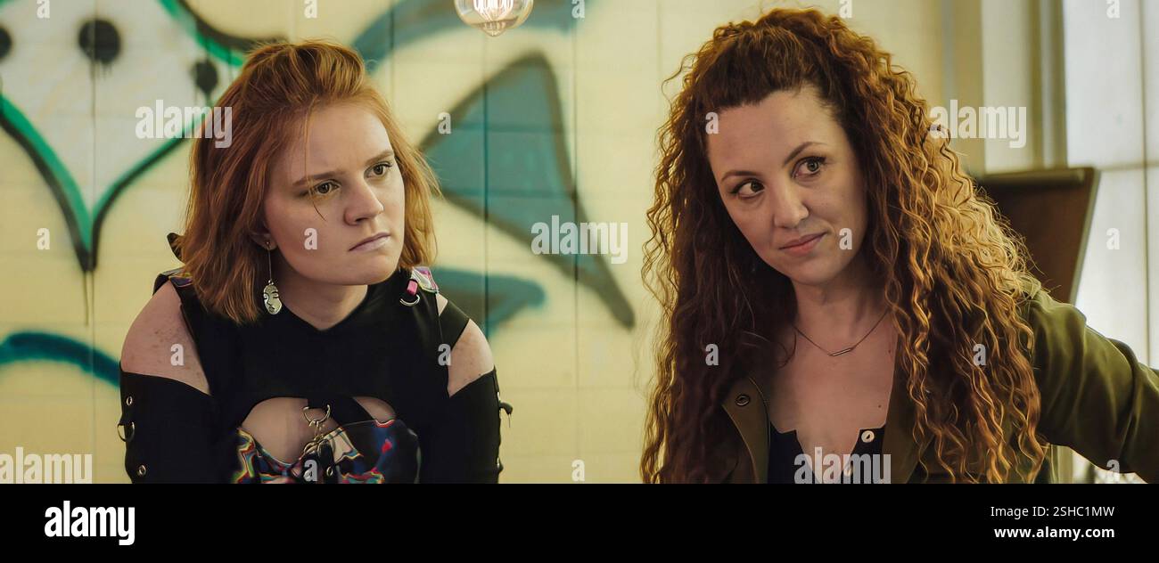 CLONE COPS, from left: Allison Shrum, Laura Holloway, 2024. © Freestyle ...