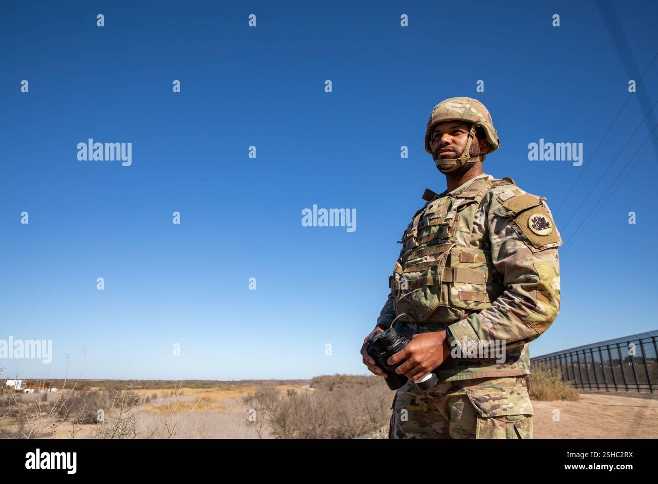 A U.S. Soldier with the 277th Support Maintenance Company, Georgia Army ...