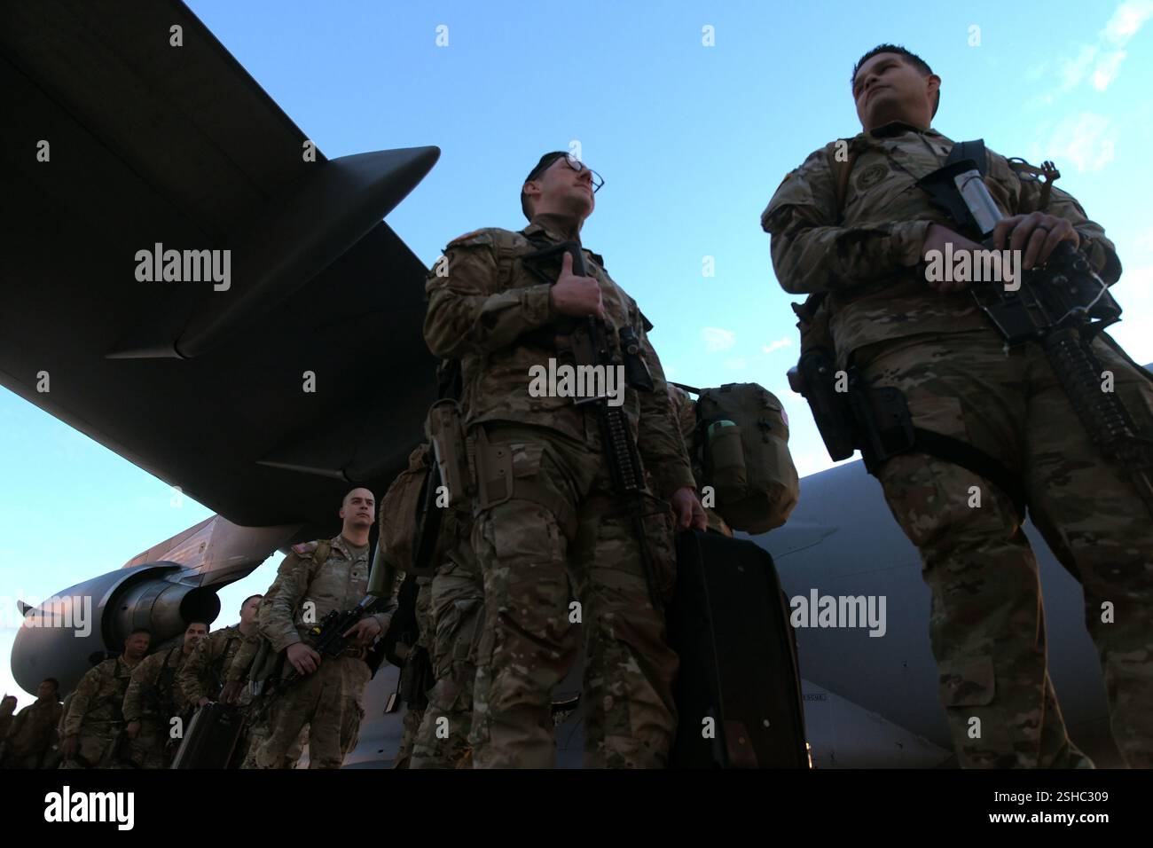 U.S. Soldiers with the 66th Military Police Company, based at Joint ...