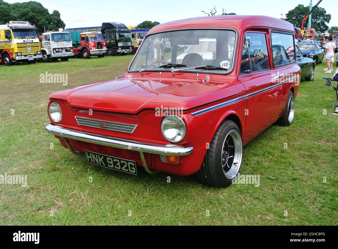 A 1969 Hillman Imp parked on display at the 49th Historic Vehicle ...