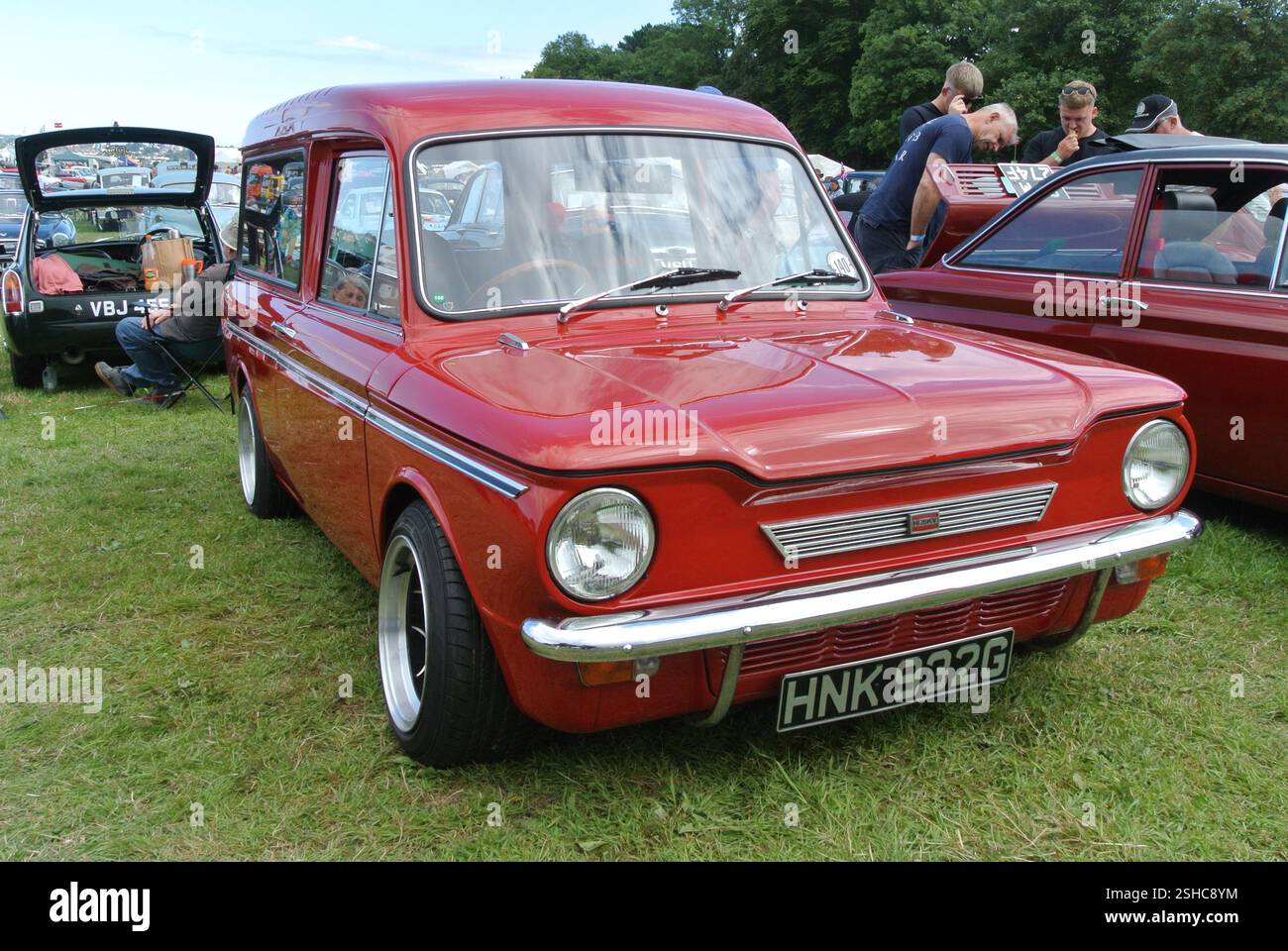 A 1969 Hillman Imp parked on display at the 49th Historic Vehicle ...