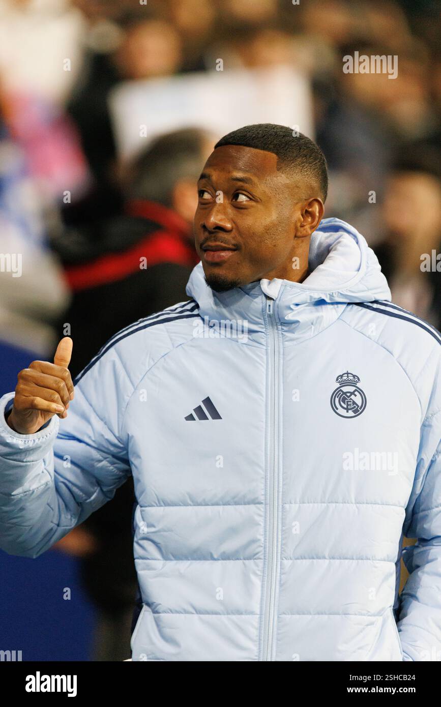 David Alaba seen during LaLiga EASPORTS game between teams of RCD ...