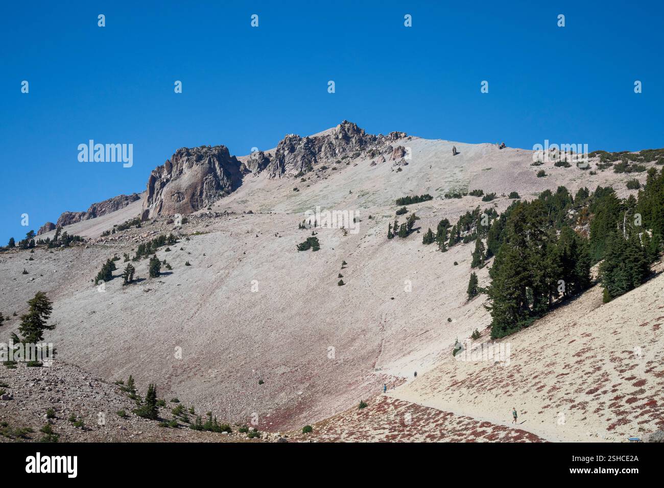 Mineral, California - Lassen Peak in Lassen Volcanic National Park ...