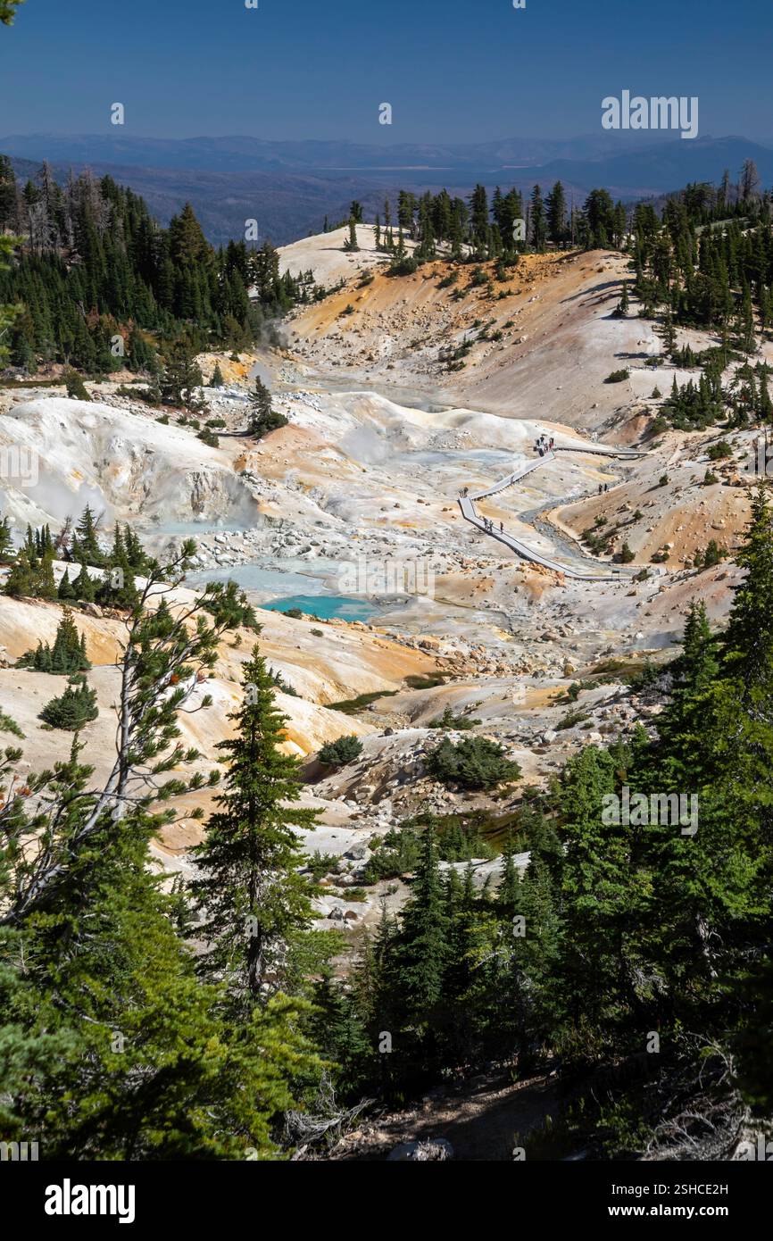Mineral, California - The Bumpus Hell hydrothermal area in Lassen ...