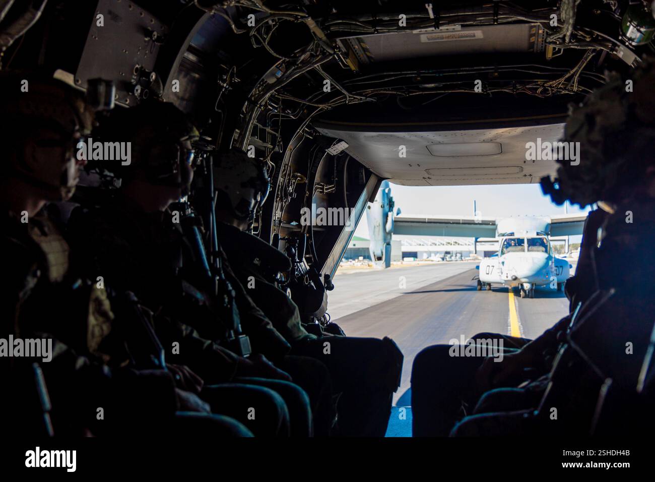 U.S. Marines with Golf Company, 2nd Battalion, 2nd Marine Regiment ride ...