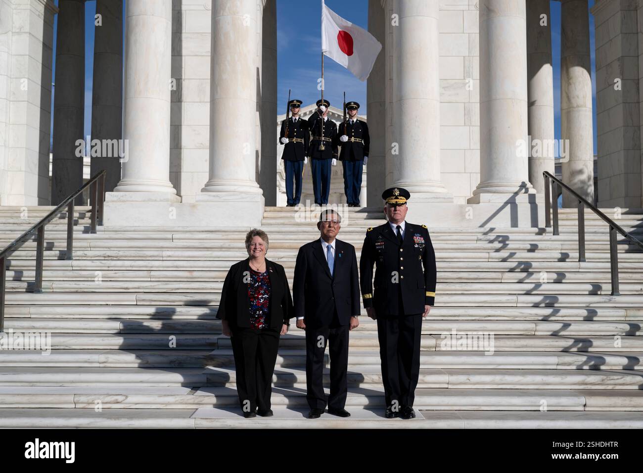 (From left to right) Arlington National Cemetery Acting Superintendent ...