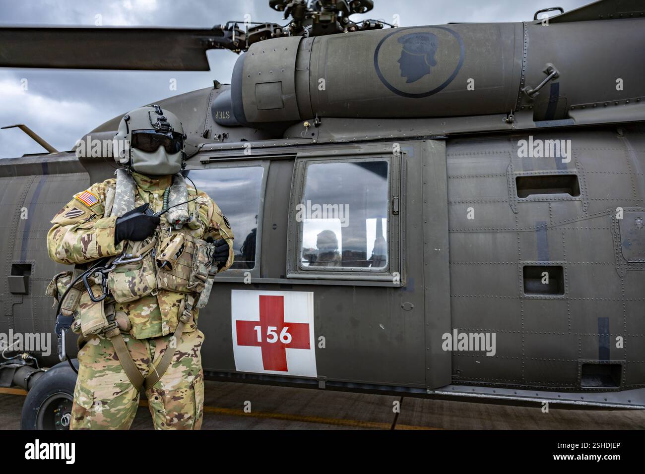 U.S. Army Sgt. 1st Class Bryan T. Hinkle, a flight paramedic assigned ...