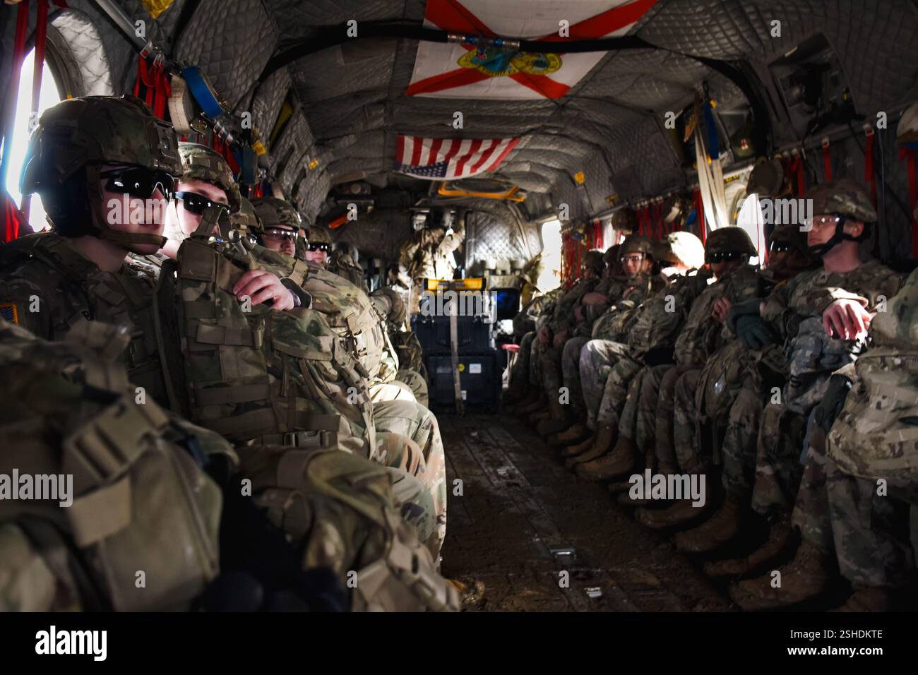Soldiers with 18th Space Control Company, 1st Space Battalion, 1st ...