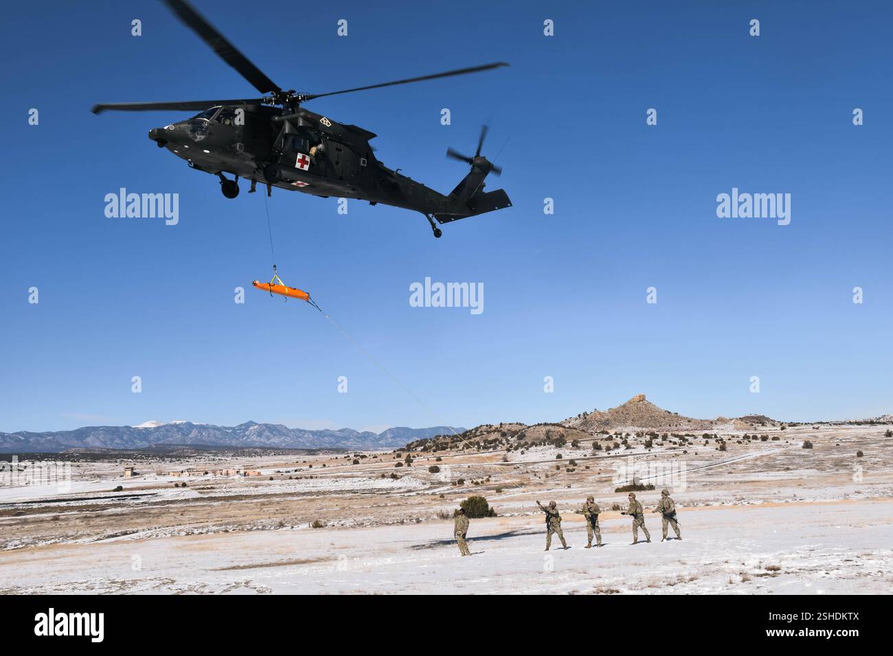 18th Space Company Soldiers undergo casualty assessment and MEDEVAC ...