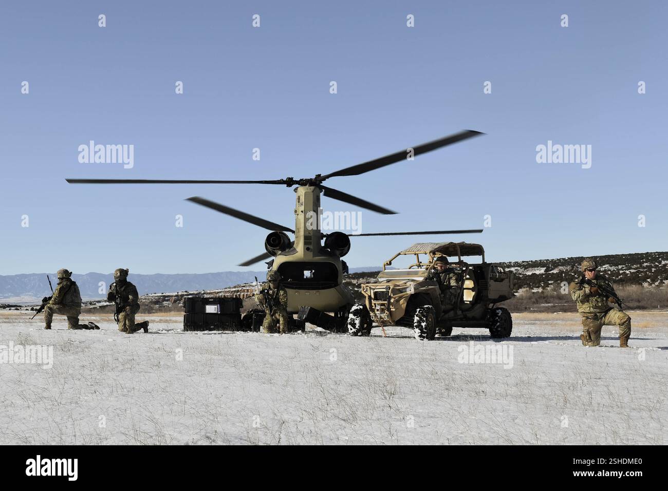 Soldiers with 18th Space Control Company, 1st Space Battalion, 1st ...