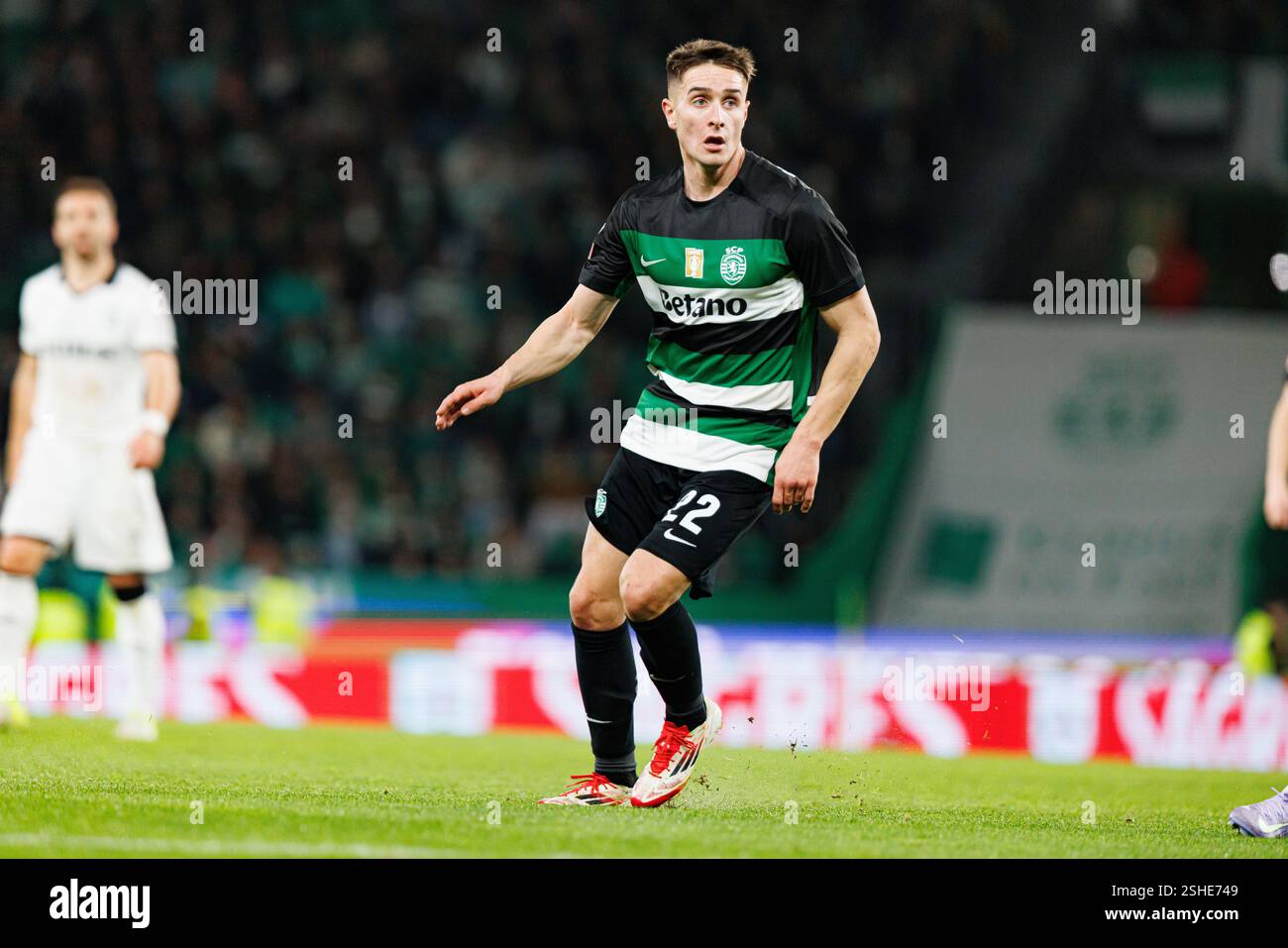 Ivan Fresneda seen during Liga Portugal game between teams of Sporting ...
