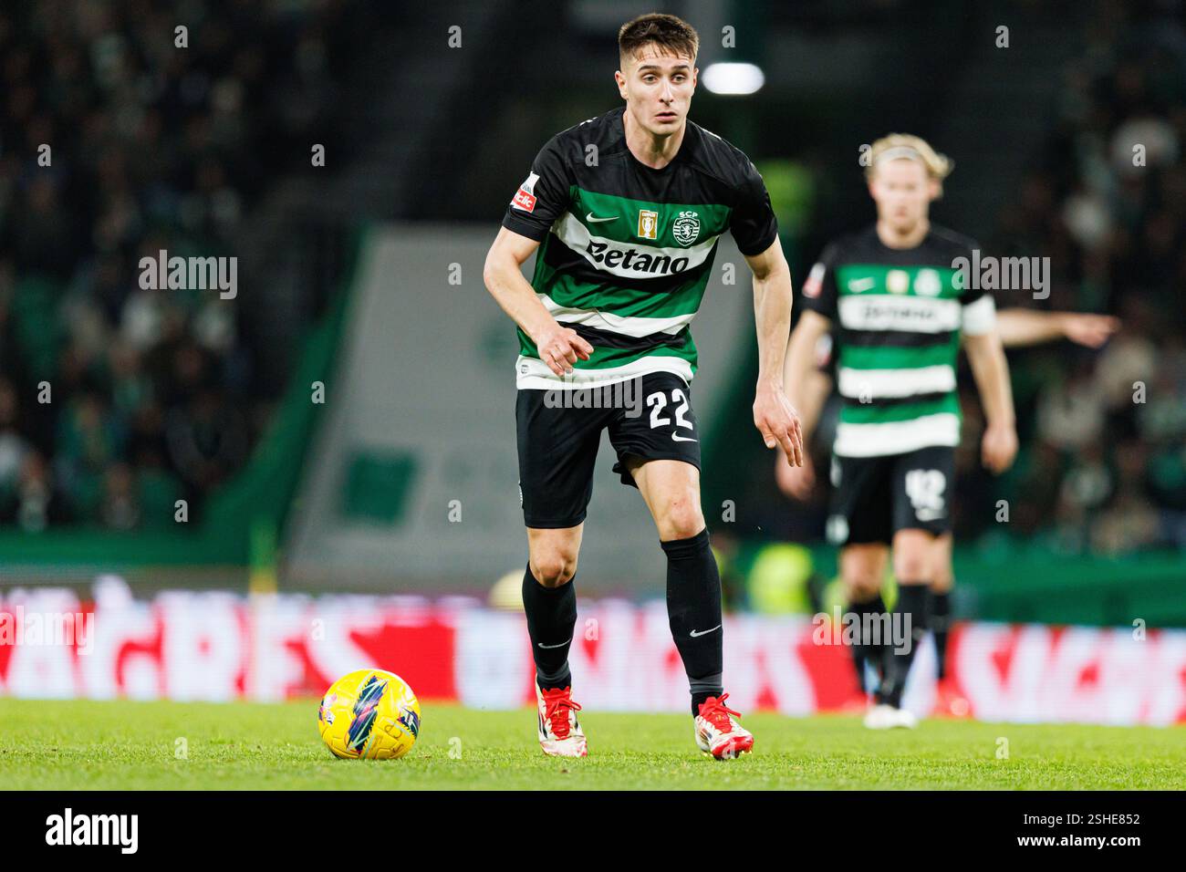 Ivan Fresneda seen during Liga Portugal game between teams of Sporting ...