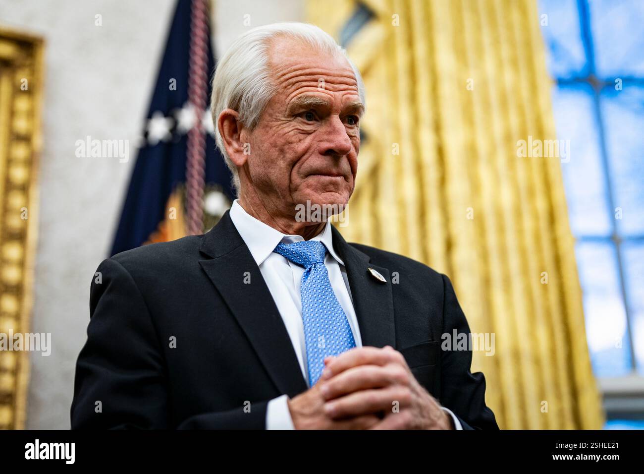 Washington, USA. 10th Feb, 2025. Peter Navarro, White House senior ...