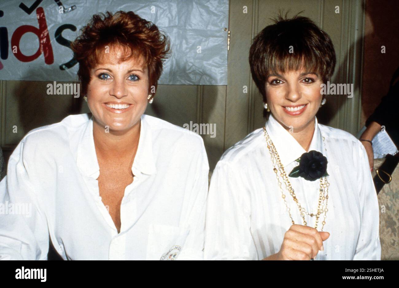 Liza Minnelli and Lorna Luft 1988 Credit: Ralph Dominguez/MediaPunch ...