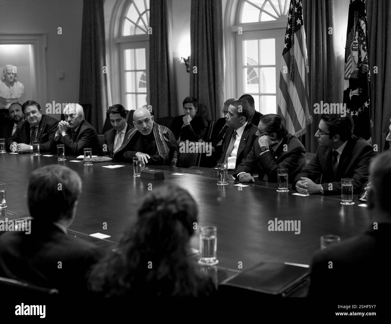 Us president inauguration 2009 Black and White Stock Photos & Images ...