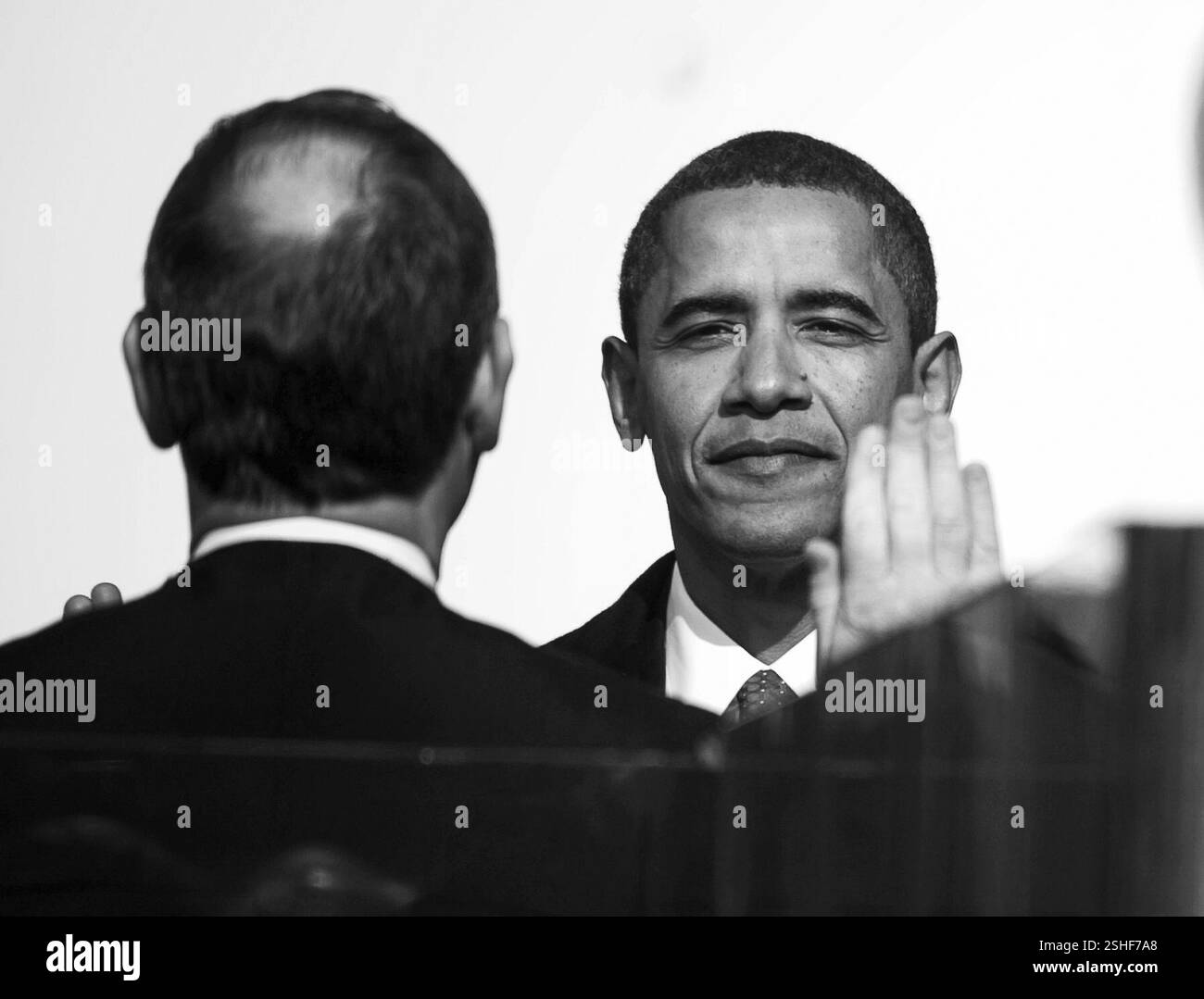 Us president inauguration 2009 Black and White Stock Photos & Images ...