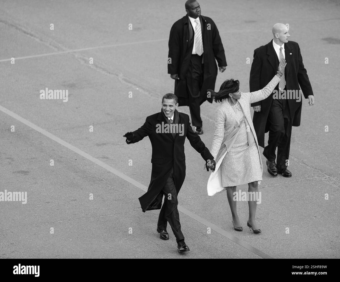 2009 barack obama inauguration Black and White Stock Photos & Images ...