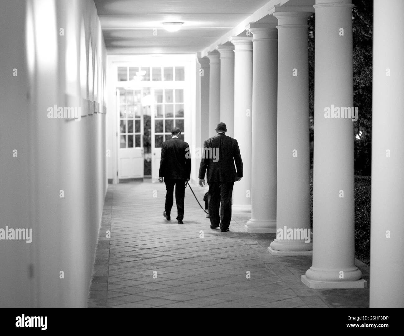 Obama white house residence hi-res stock photography and images - Alamy