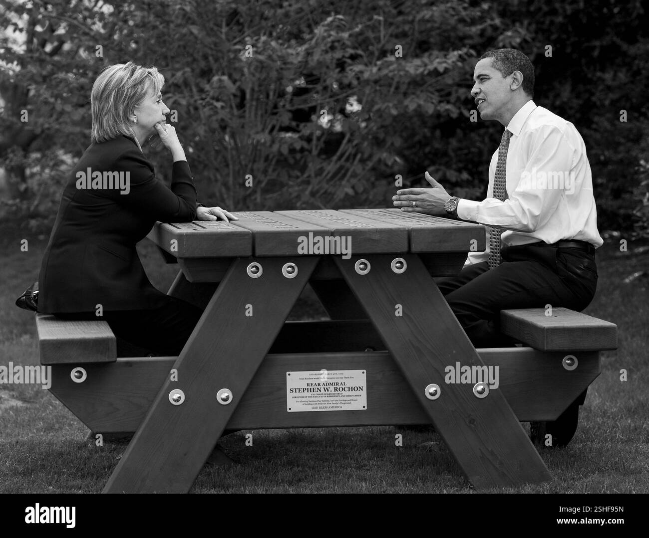 Barack obama and secretary of state hillary rodham clinton speak ...