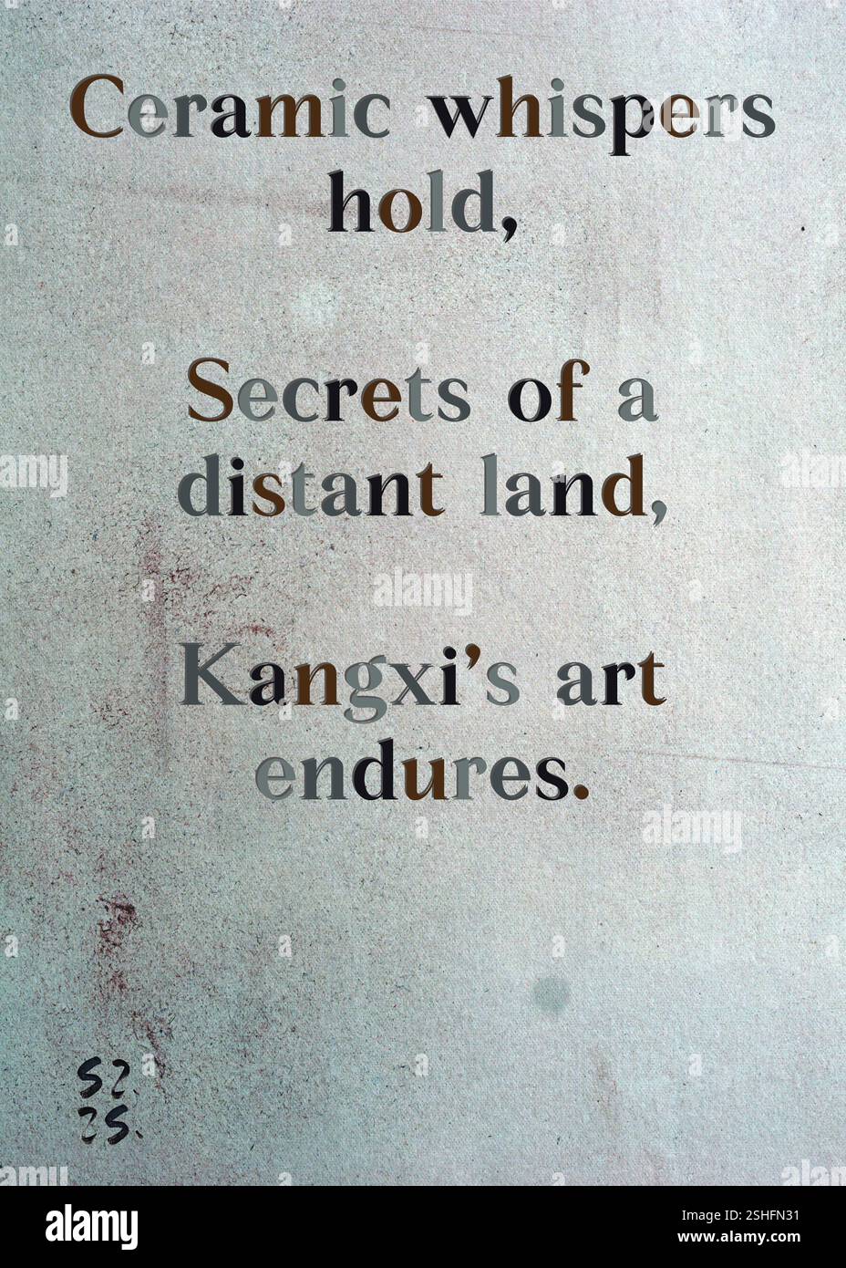 Ceramic whispers hold, Secrets of a distant land, Kangxi's art endures ...