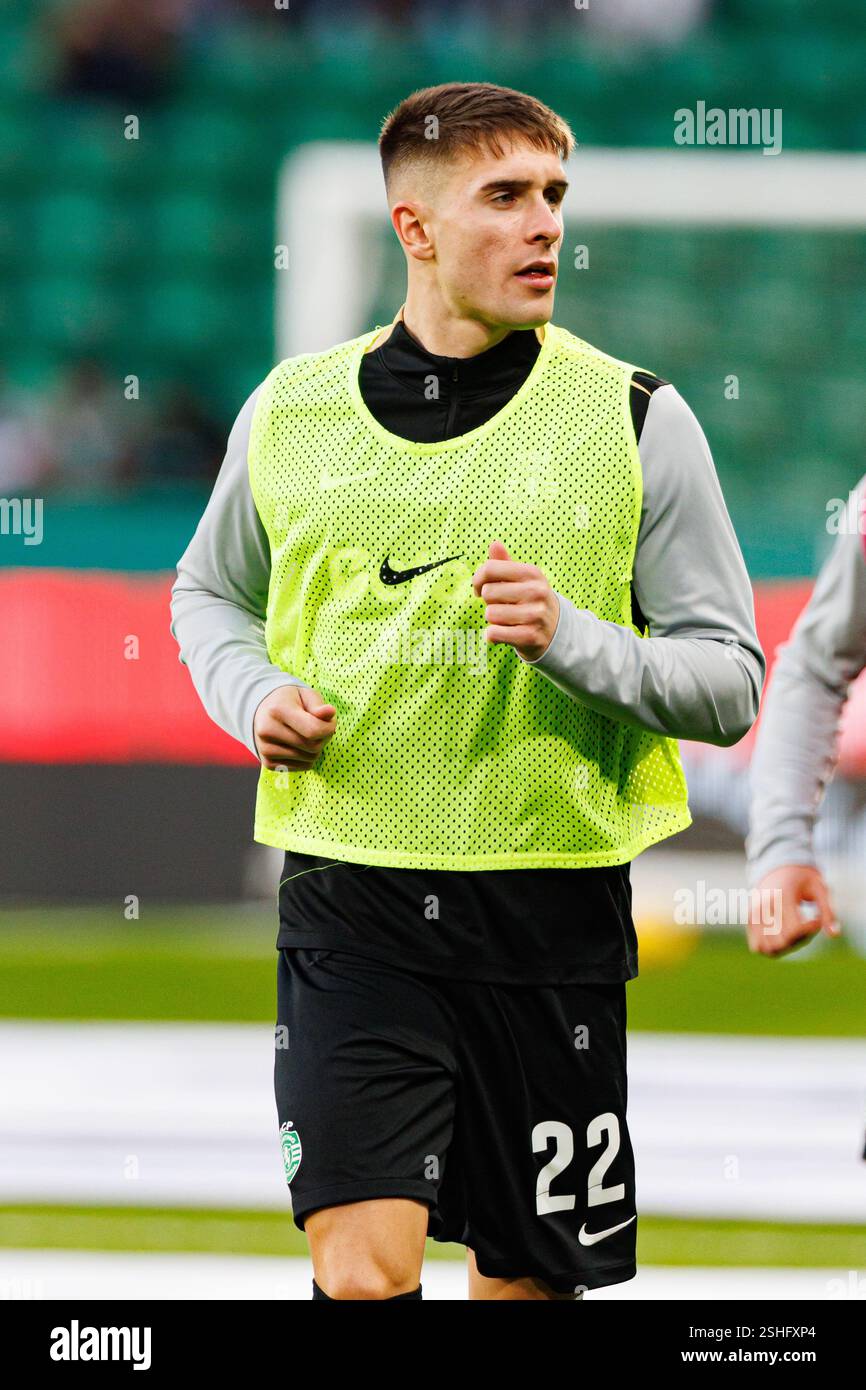 Ivan Fresneda seen during Liga Portugal game between teams of Sporting ...