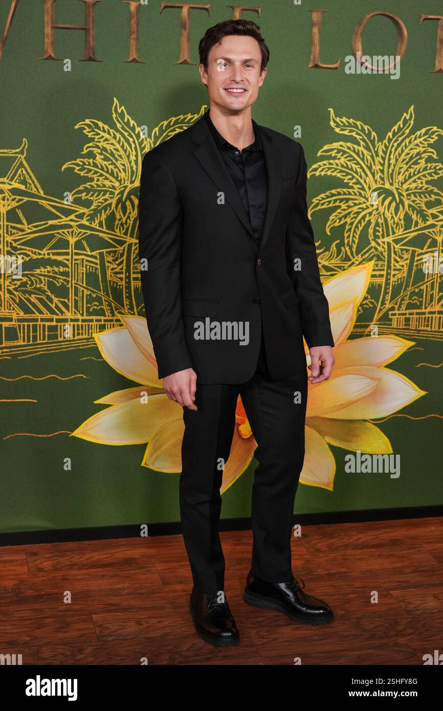 Arnas Fedaravicius arrives at the season three premiere of "The White ...