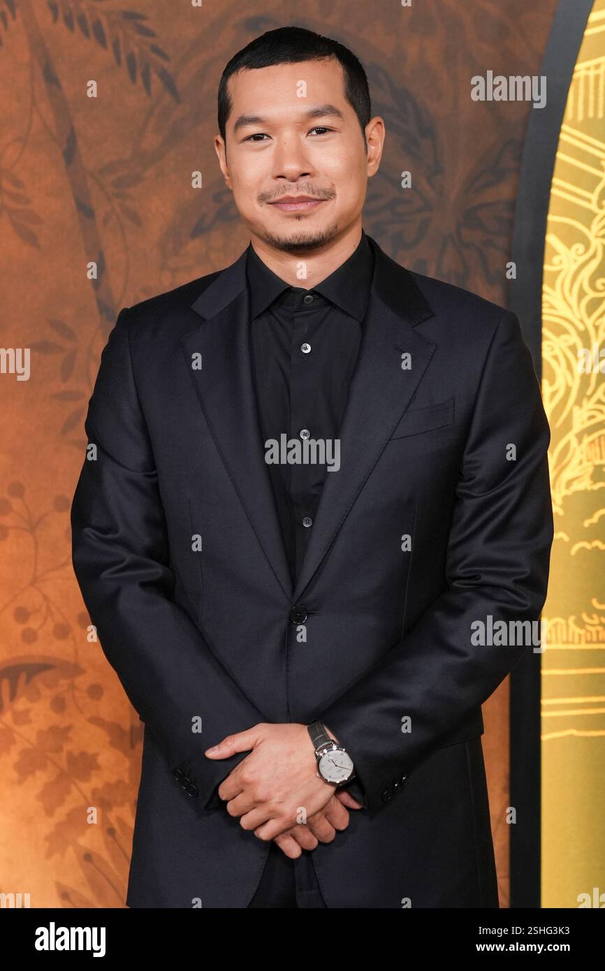 Tayme Thapthimthong arrives at the season three premiere of "The White ...