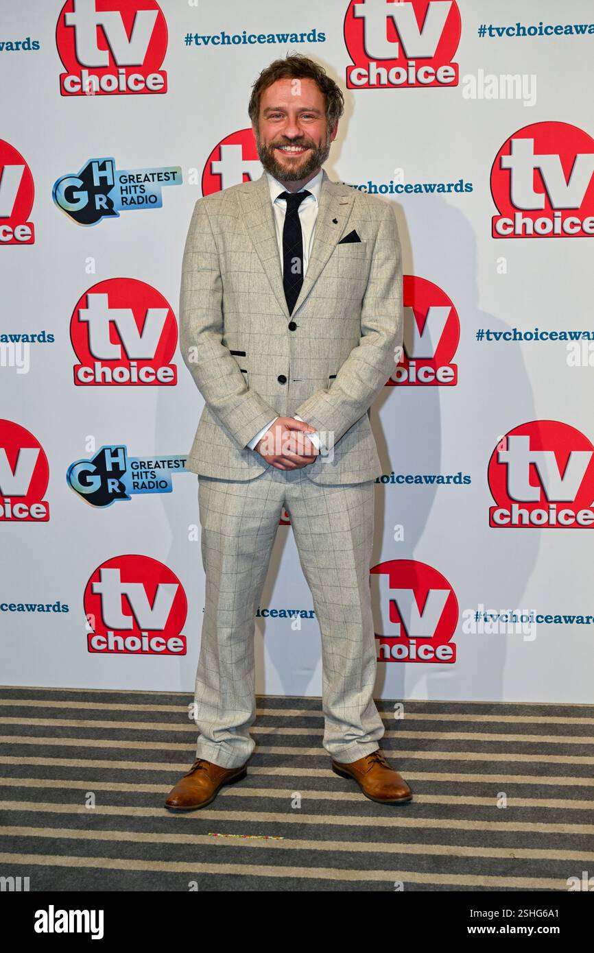 London, UK. 10th Feb, 2025. Peter Ash attends the TV Choice Awards 2025 ...