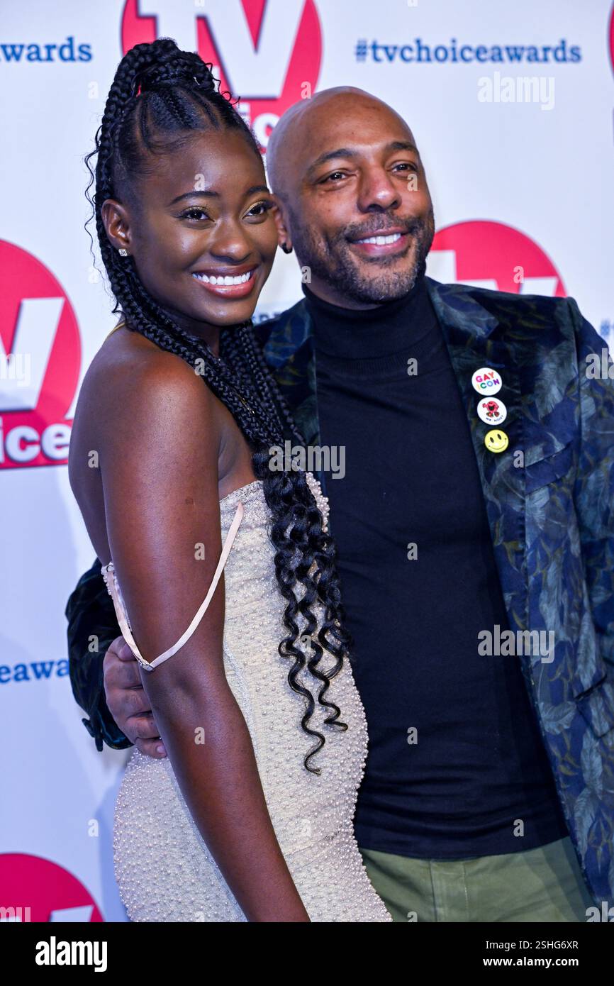 London, UK. 10th Feb, 2025. Shantol Jackson and Don Gilet attend the TV ...