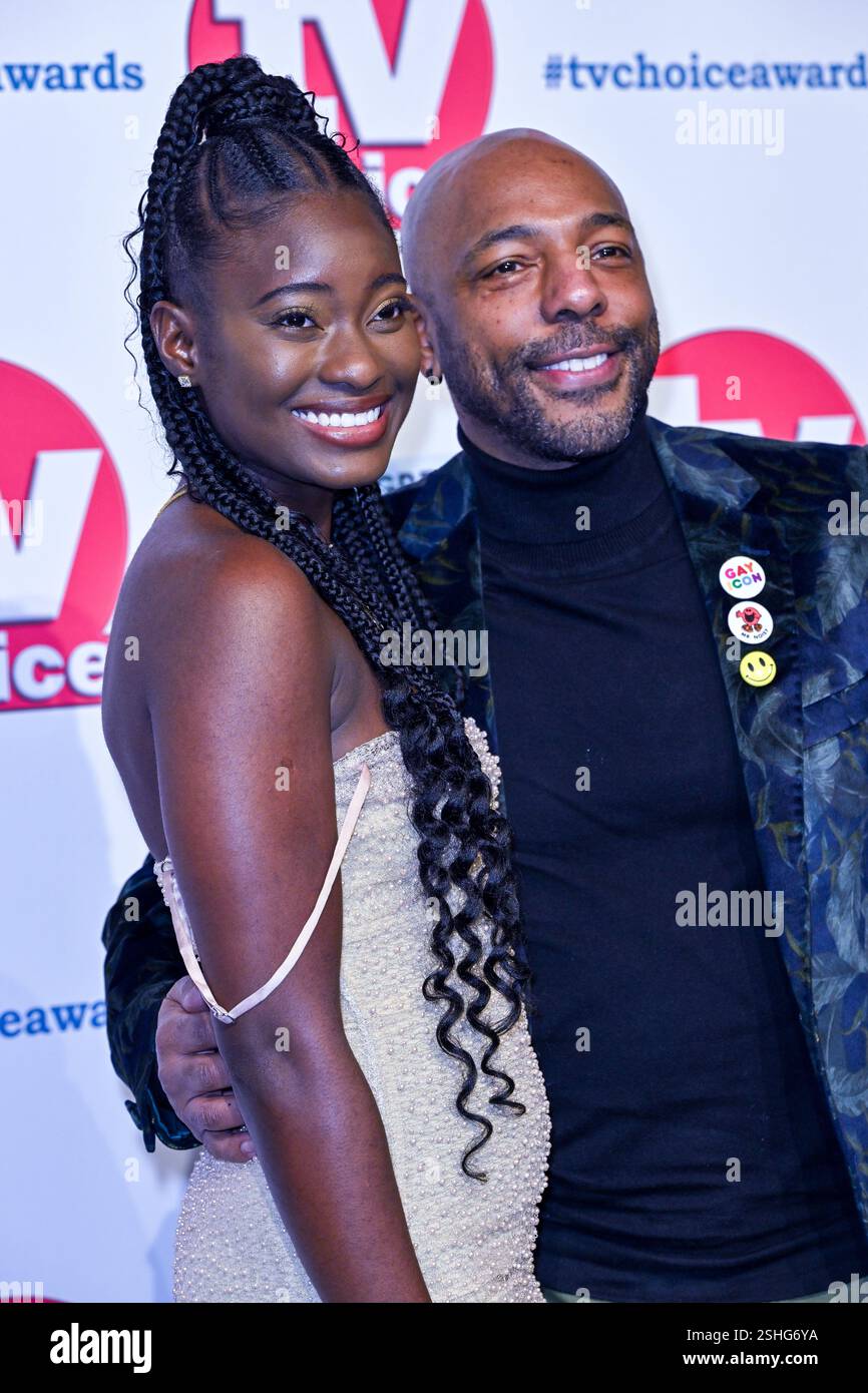 London, UK. 10th Feb, 2025. Shantol Jackson and Don Gilet attend the TV ...