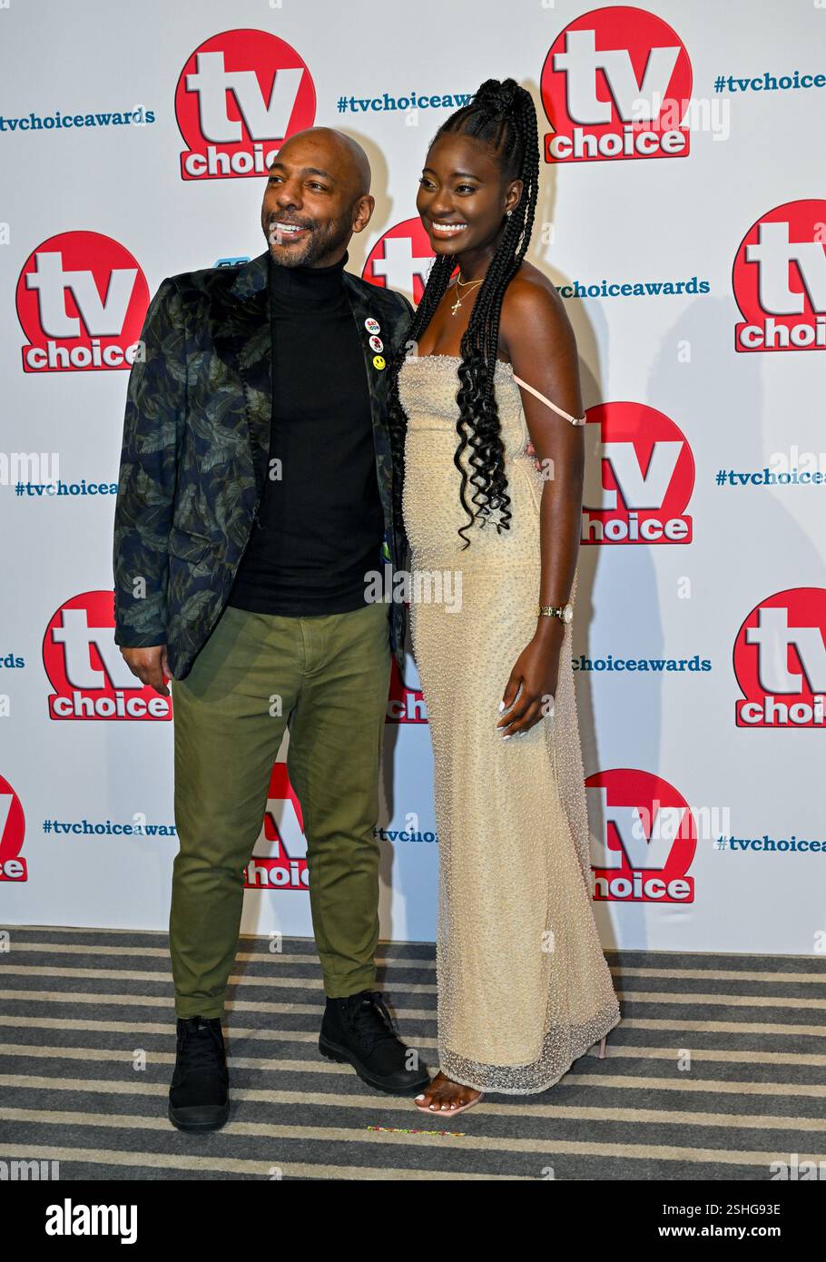 London, UK. 10th Feb, 2025. Shantol Jackson and Don Gilet attend the TV ...