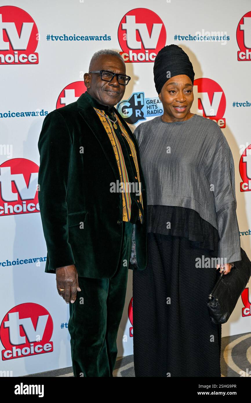 London, UK. 10th Feb, 2025. Rudolph Walker and Angela Wynter attend the ...