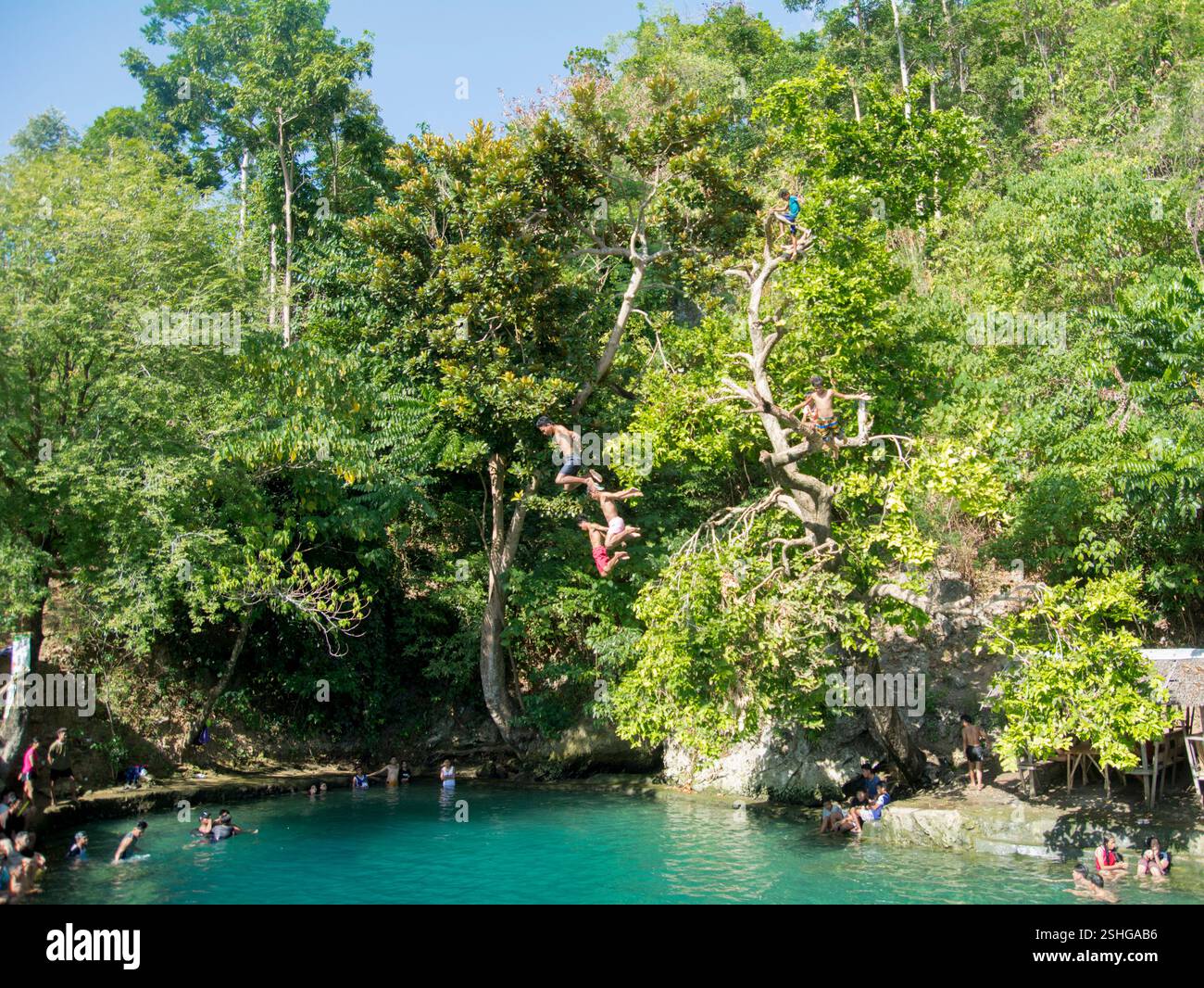 Beautiful natural spring at Nicolas, Magsaysay, Occidental Mindoro ...