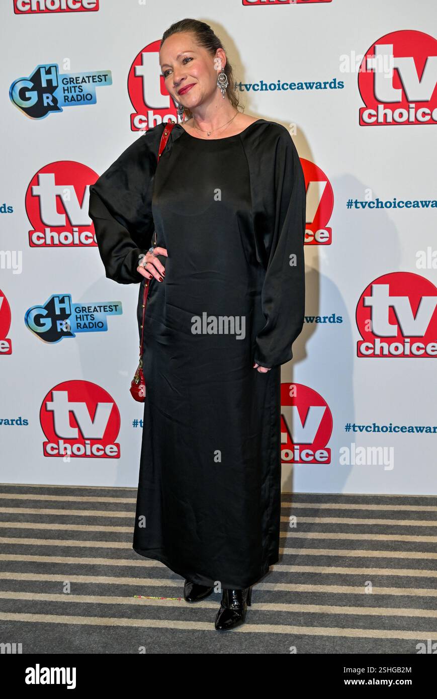 London, UK. 10th Feb, 2025. Kaye Wragg attends the TV Choice Awards ...