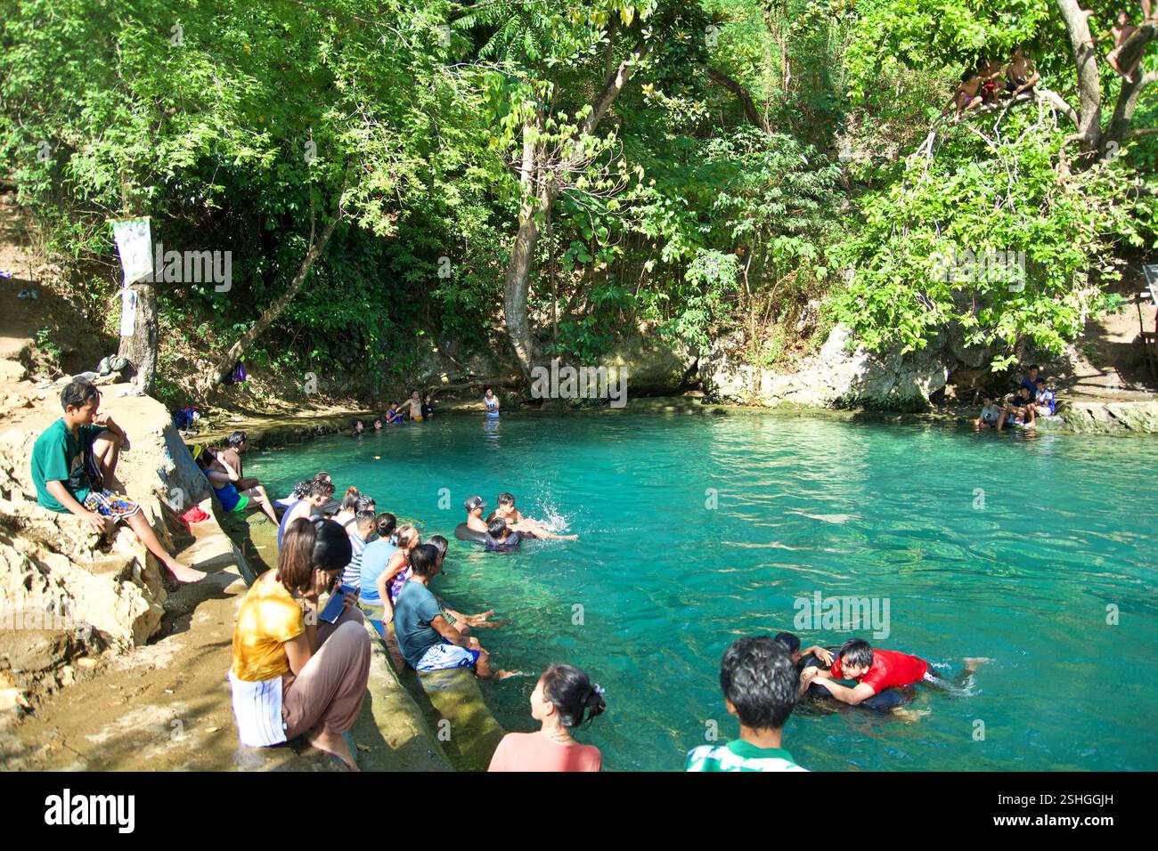 Beautiful natural spring at Nicolas, Magsaysay, Occidental Mindoro ...